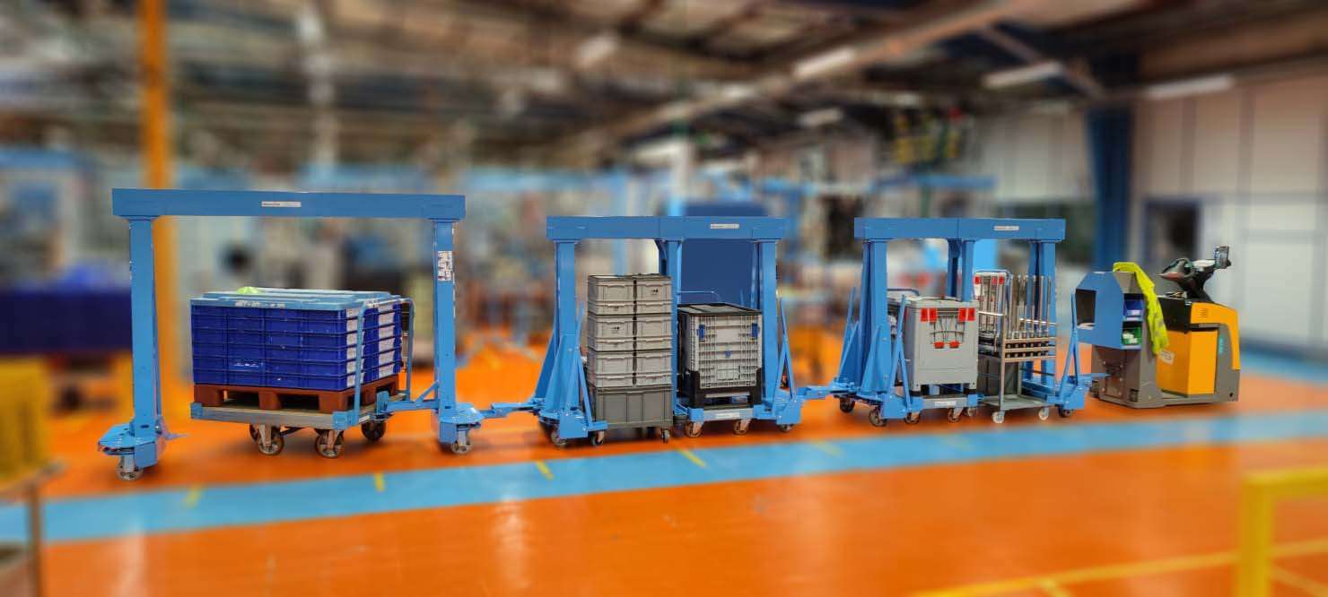 ManuLine Routenzug für die optimale Materialbereitstellung entlang ...