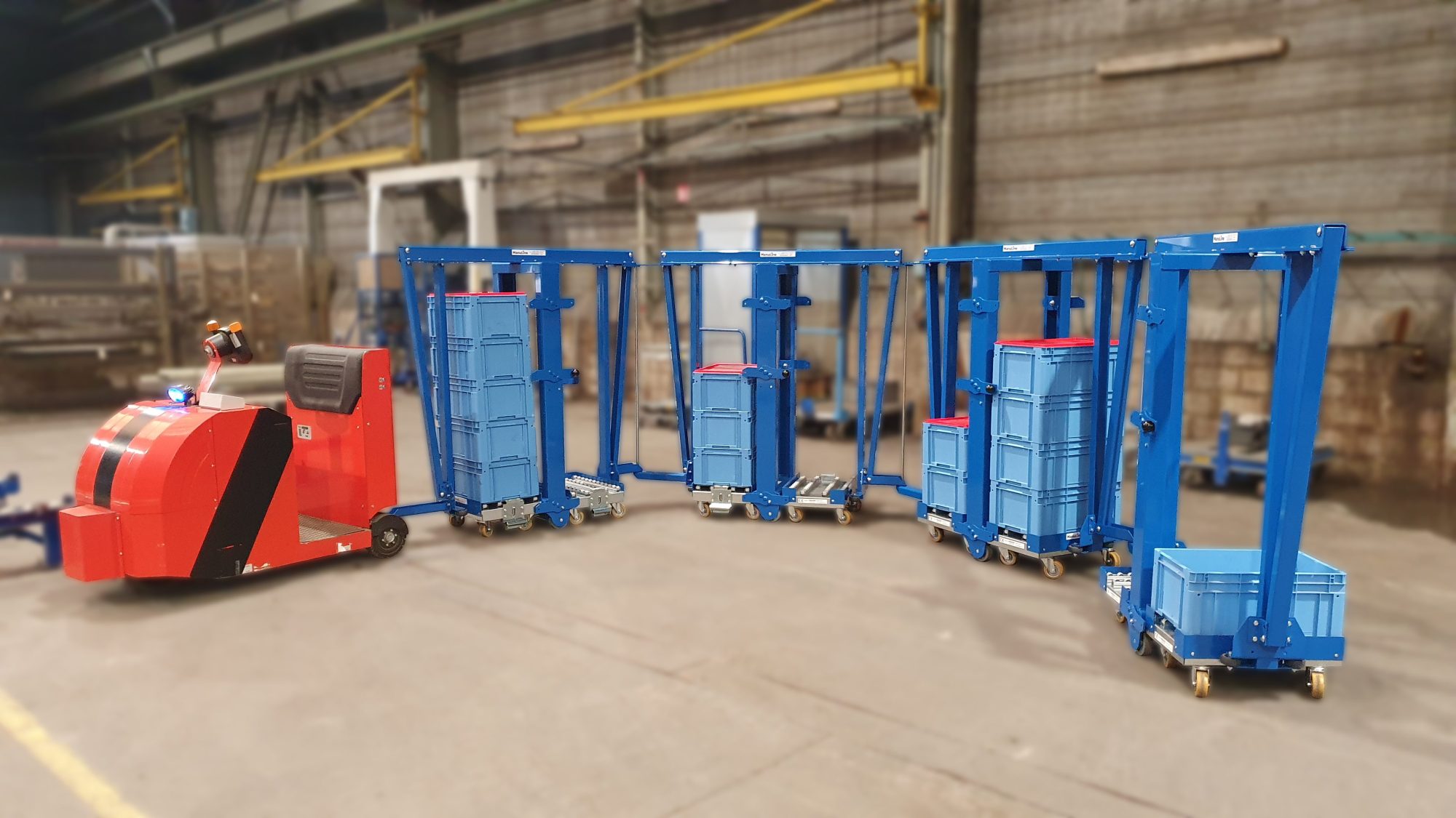 Fallbeispiel: Maßgeschneiderter Routenzug zur Beförderung von 600x400 ...